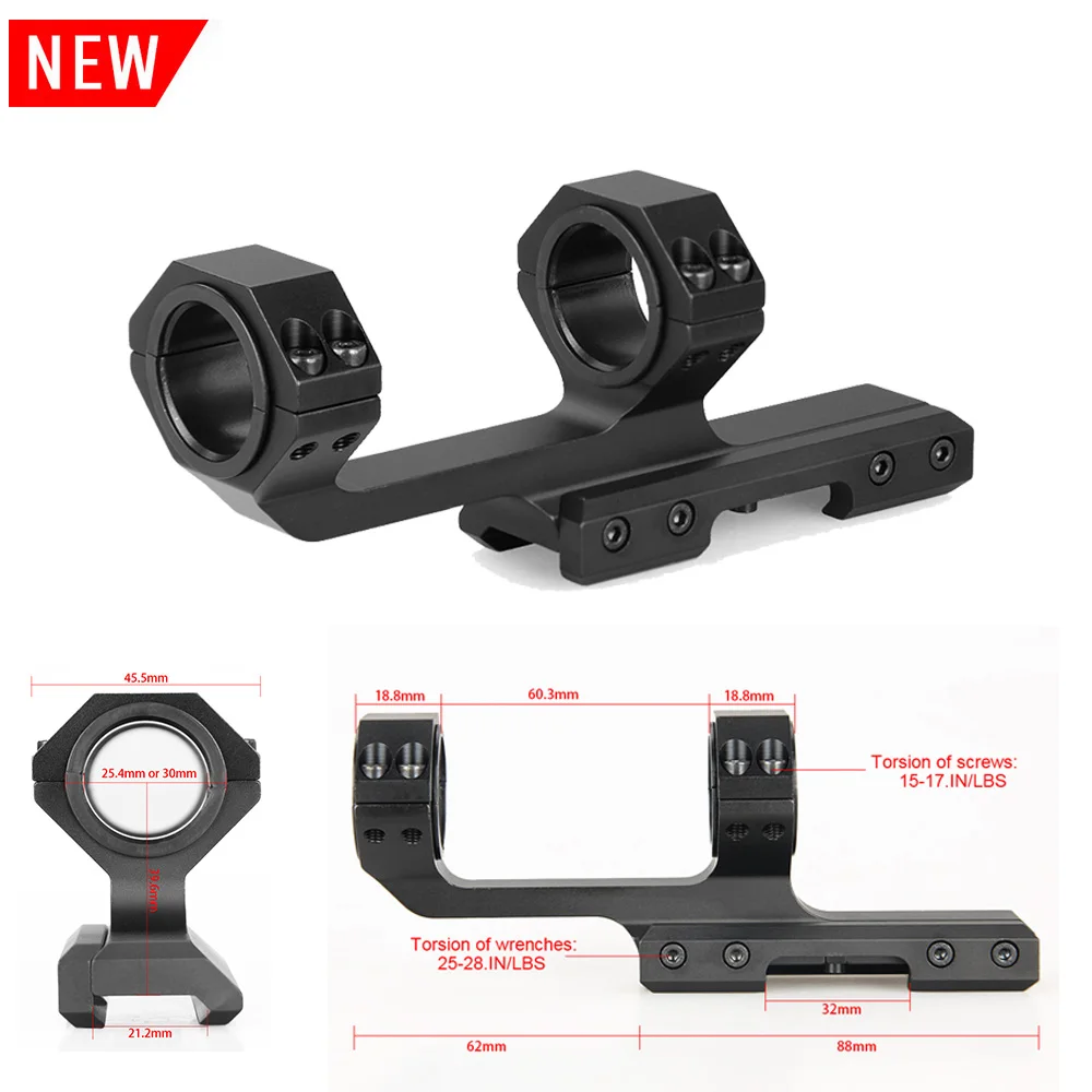 PPT-Tactical-6063-Aluminum-25-4MM-to-30MM-Scope-Mount-For-Rifle-Scope ...
