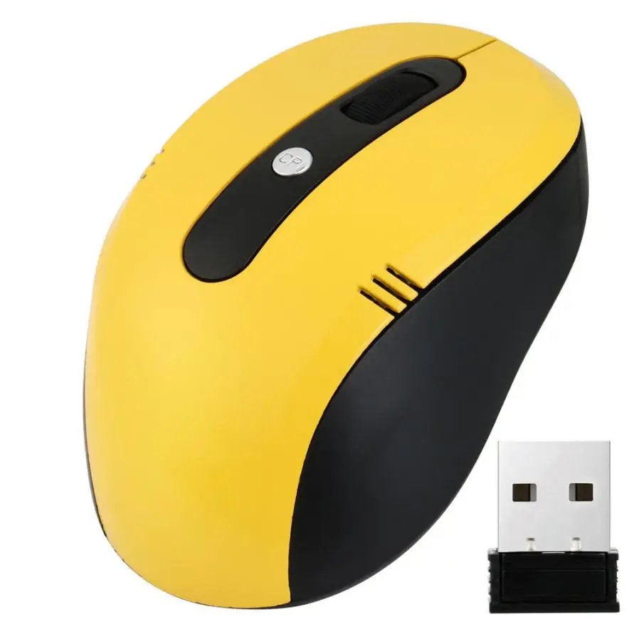 2.4GHz Wireless Cordless Mouse Optical Scroll For PC Laptop Computer ...