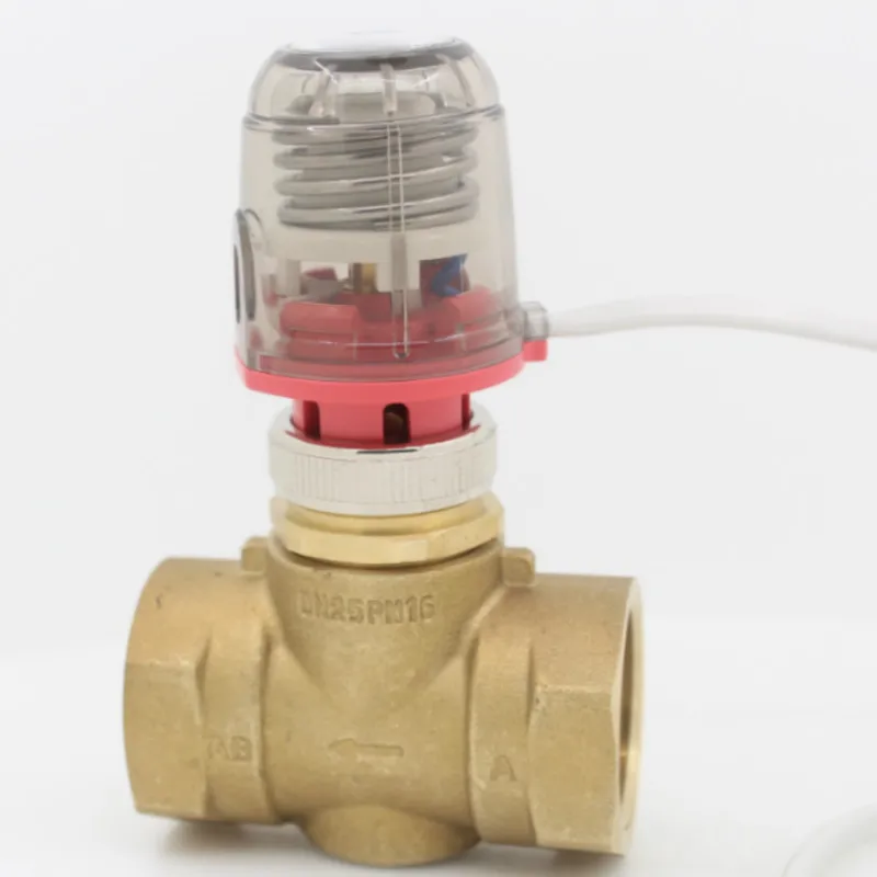 Cabezal de válvula de actuador térmico eléctrico, Colector de termostato, calefacción bajo el ...