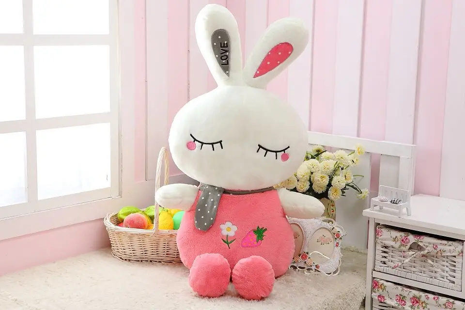 creative fruit design love rabbit large 120cm rabbit doll plush toy ...