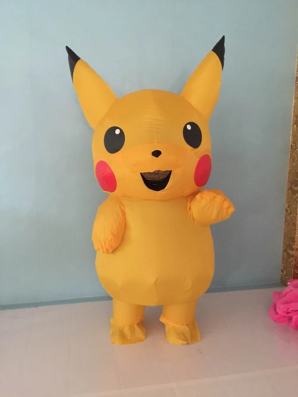 Cartoon Inflatable Pokemon Pikachu Mascot Costume - KawaiiMerch.com