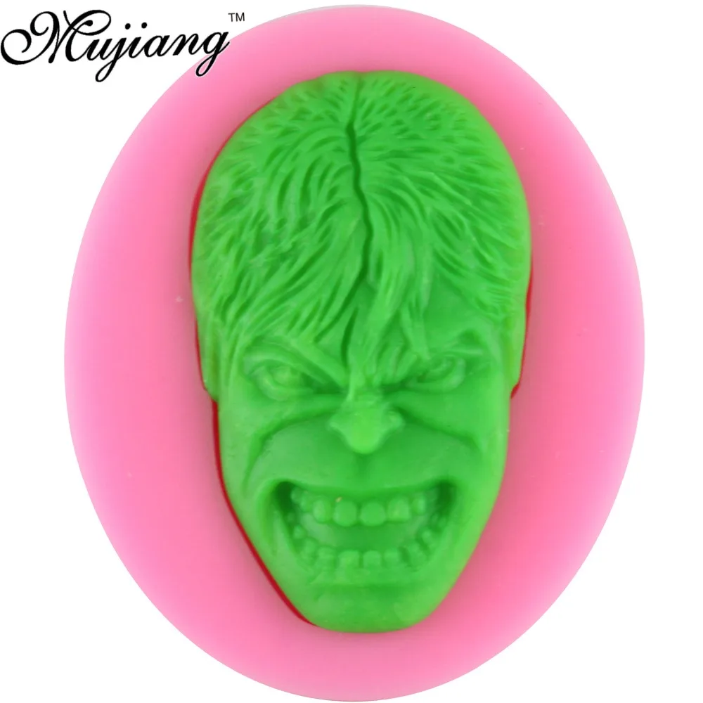 3d Hulk Figure Silicone Cake Mold Clay Chocolate Candy Molds 3d Fondant ...
