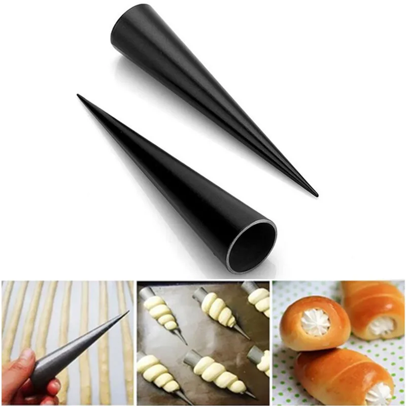 2Pcs/Set Kitchen DIY Baking & Pastry Tools Bakeware Non Stick Cone Tube ...