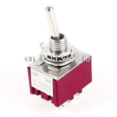 Electric Mini Toggle Switch 3pdt 2 Position On-on 9-pin Ac 250v/2a 125v/5a - Switches - AliExpress