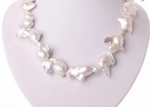 Aa 003197 Stunning Big Baroque White Keshi Reborn Freshwater Pearl