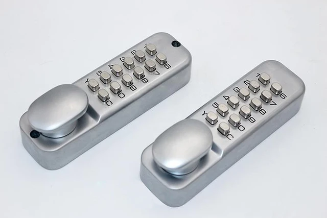 Double keypad Digital Lock keyless Code Password Waterproof Iron Garden ...