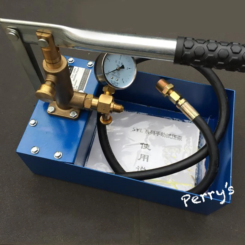Copper Manual Pressure Test Pump Hand Test Pump 25kg Pipeline Pressure ...