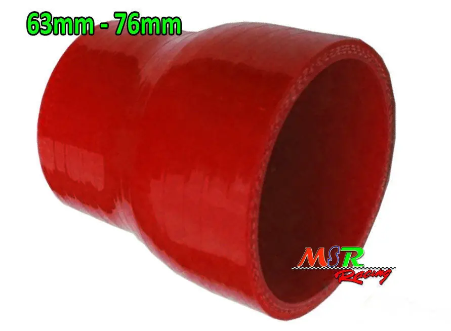63mm 76mm 3" pipe Silicone Straight Turbo Coupler 2 inch 51mm 3 PLY ...