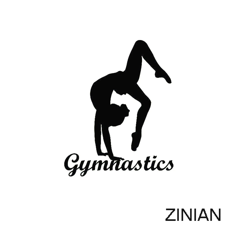 Gymnast Silhouette Flip