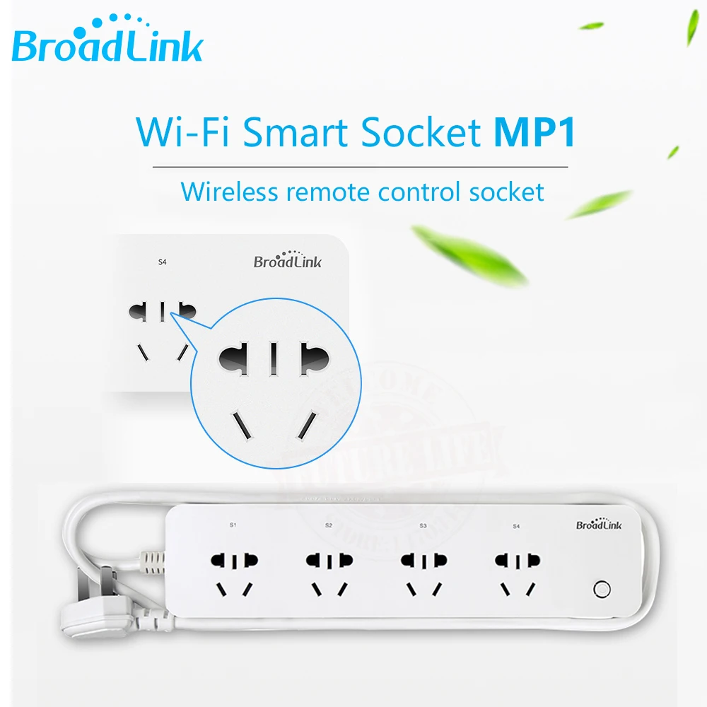 Original Broadlink MP1 Power Strip WiFi Timing Remote Control 10A ...