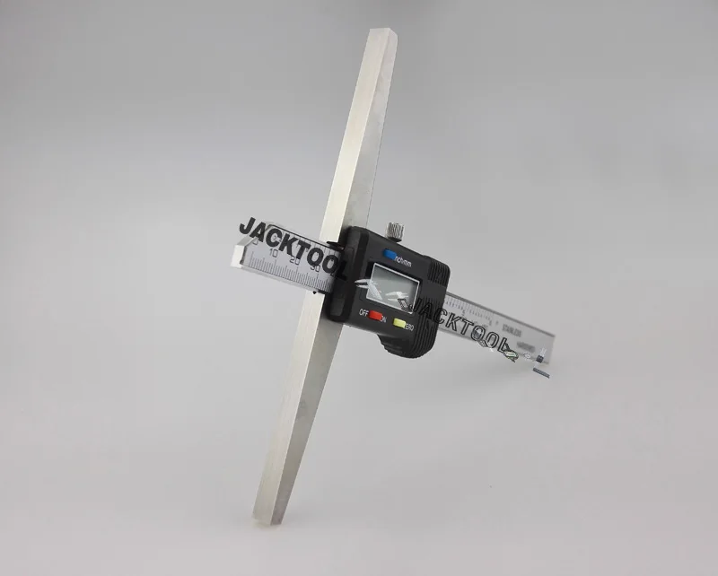 200mm 8" Stainless Steel Digital Depth Caliper With 150mm Wide Base ...