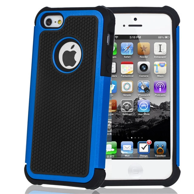 Iphone 5c Blue With Black Case