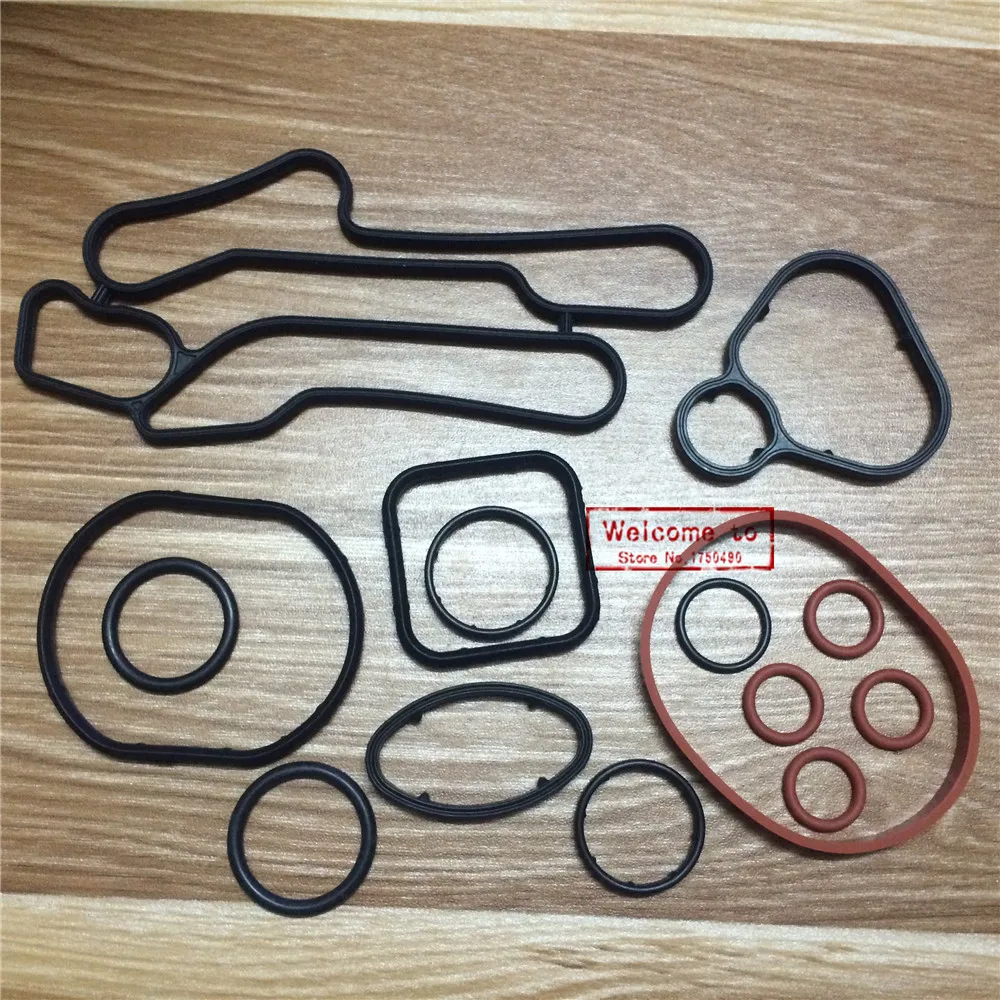 15pcs-set-Cooling-System-Seal-kit-Oil-Cooler-Gasket-rubber-seals-O-ring ...