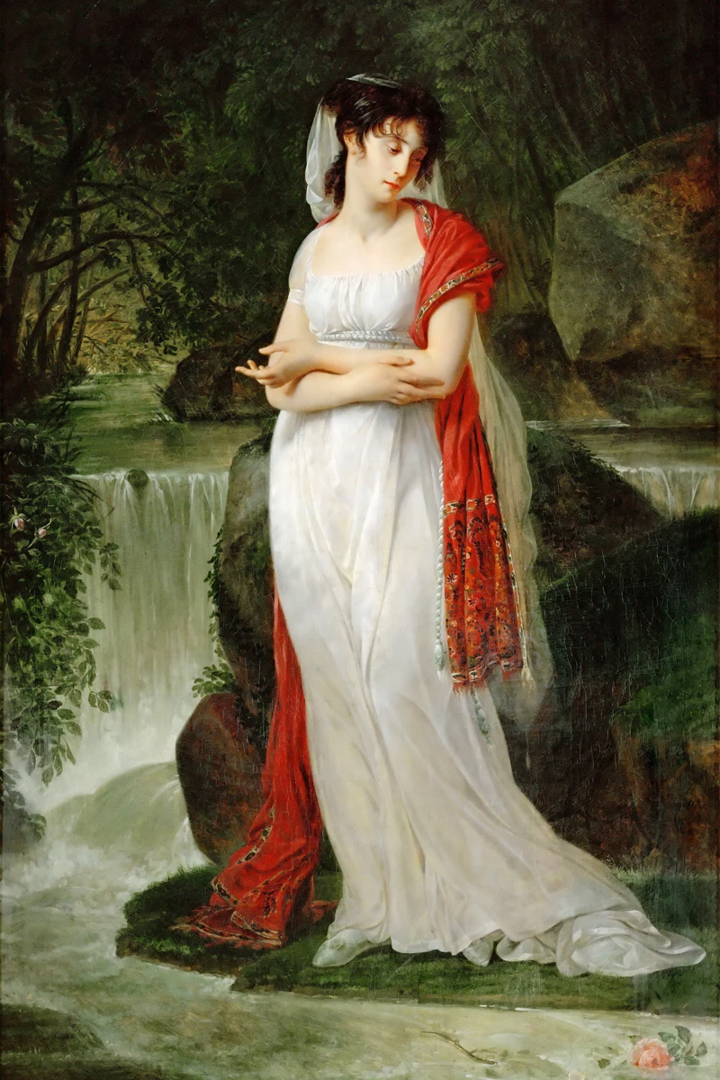 Classical figurative painting canvas portrait art poster picture court ...