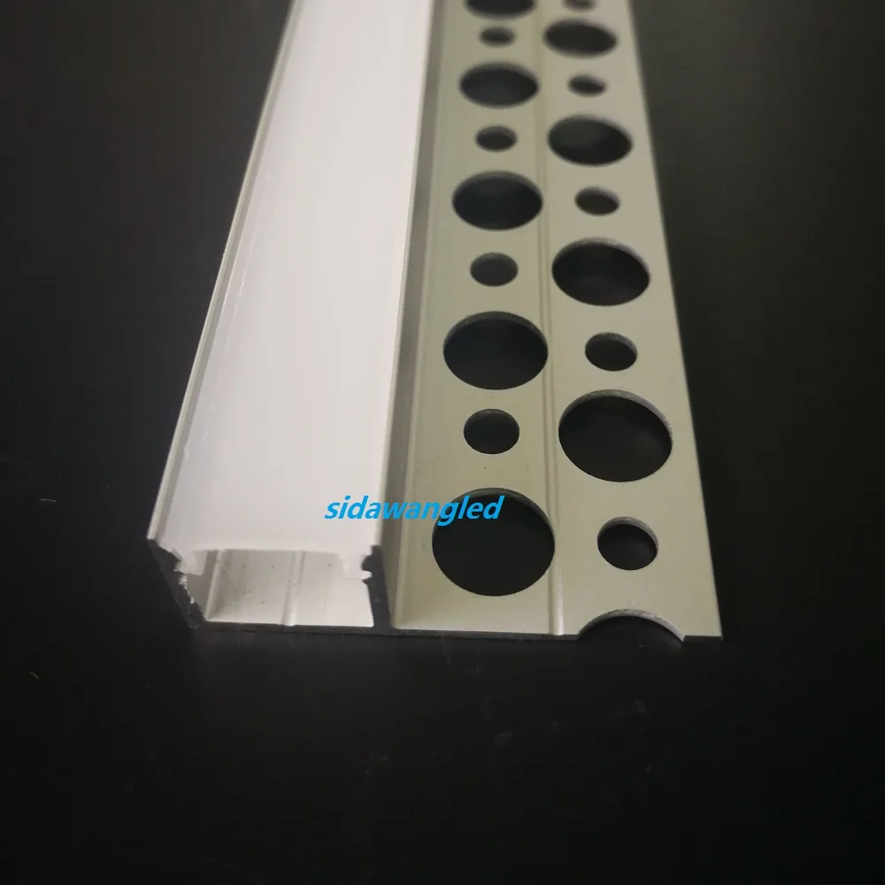 5/20sets X 2000mm Recessed Drywall Aluminium Led Profile With Long ...