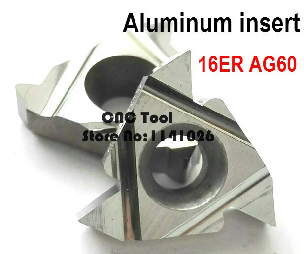 16ER AG60 for Aluminum Carbide Threading Inserts 60 degree External ... 16ER AG60 for Aluminum Carbide Threading Inserts 60 degree External ...