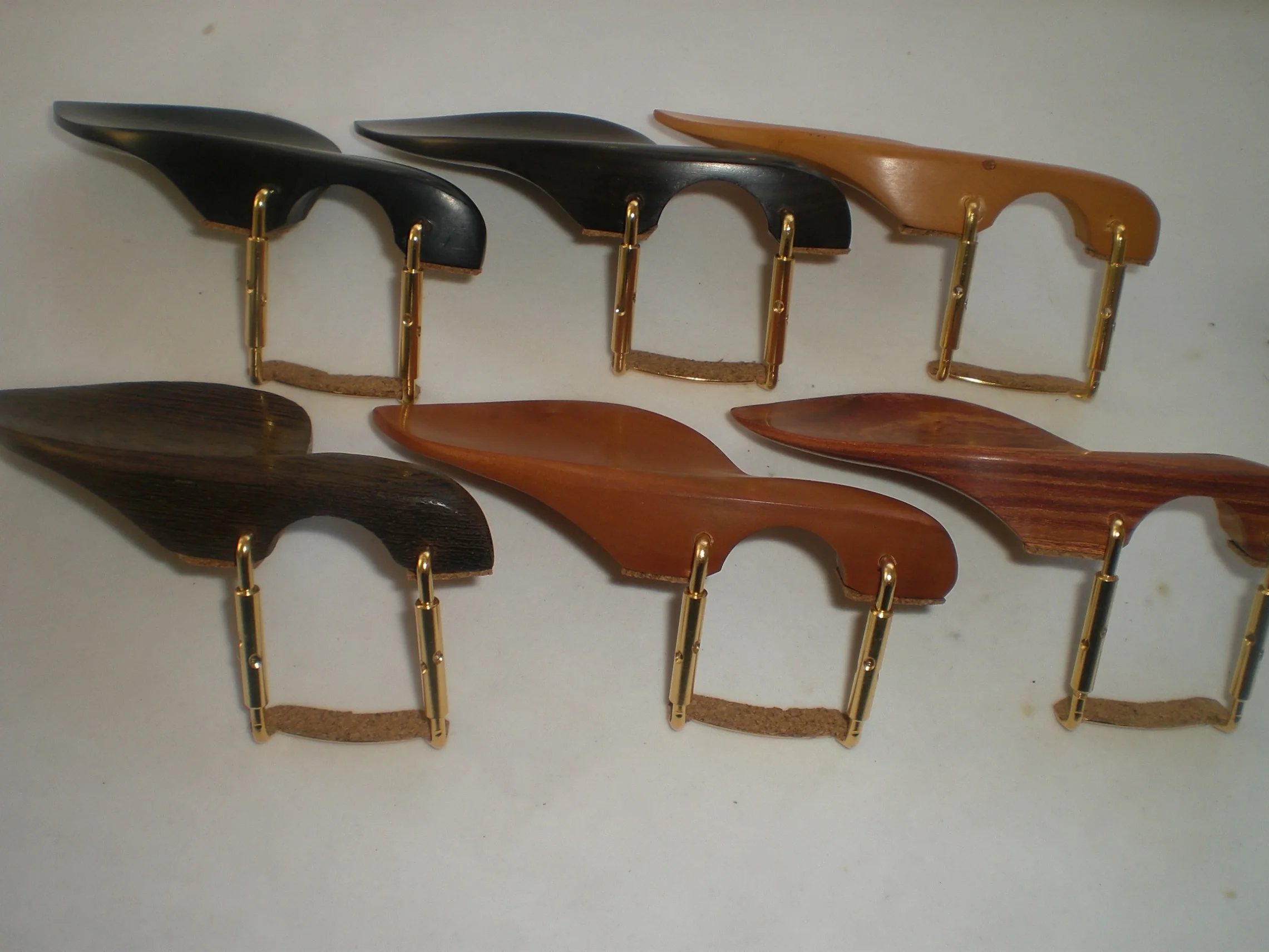 1-PC-Violin-Chin-Rest-4-4-with-Gold-Color-Clamp-with-Soft-Wood-Attached ...