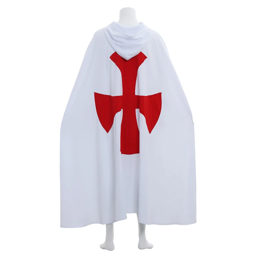 Medieval Templar Crusader Knight Tunic Cape Colak Warrior Men Costume