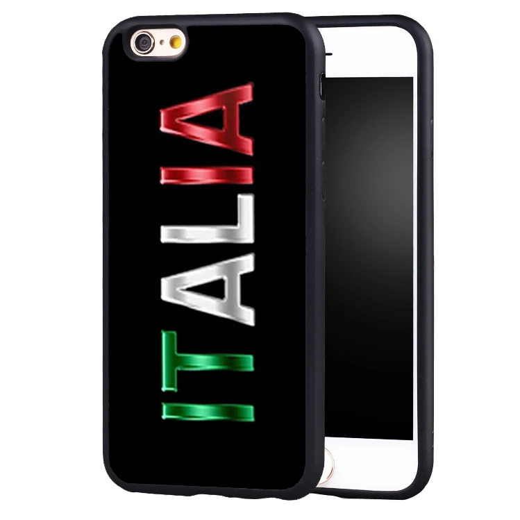 Italia Italy Word Soft Silicone Full Protective case Cover For iPhone X ...