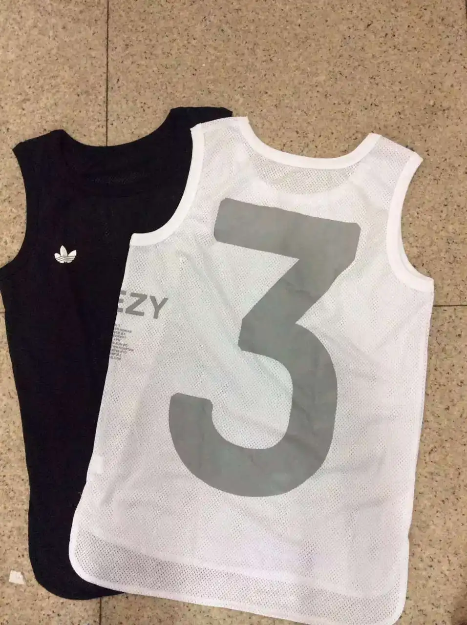 Fashion Yeezy 3 Sport Mesh Tank top men and Women Summer Beach Tank ...