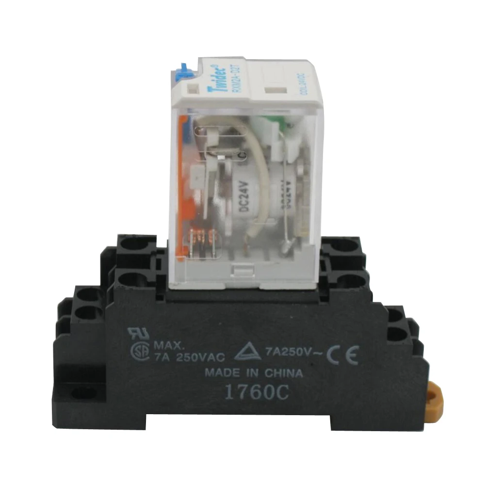 High quality MY2P HH52P MY2NJ relay 24V DC coil general purpose DPDT ...