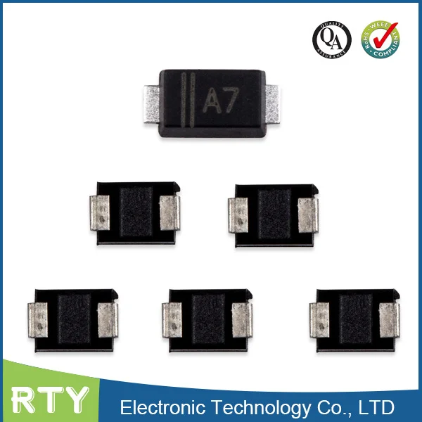 Switching Diode RSO7M A7 100PCS/lot (2A/800V) Top quality brand new SMD ...