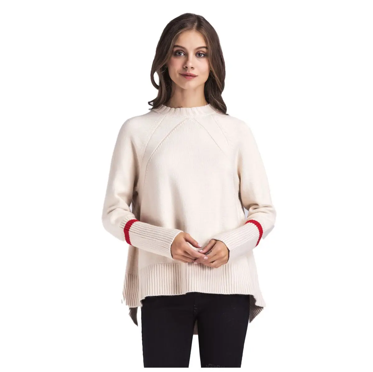 Women's Winter Sweater New Fashion Office Lady Pullover Knitted ...