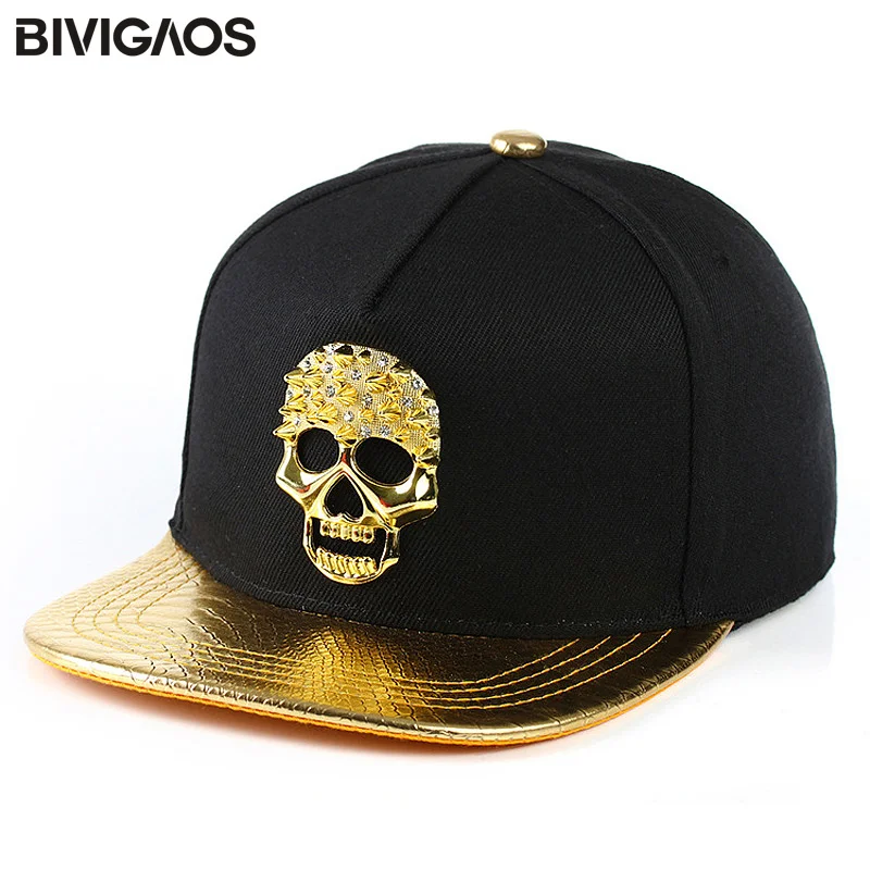 New Fashion Snapback Last Kings Hats Lk Metal Letter Snakeskin Leather ...