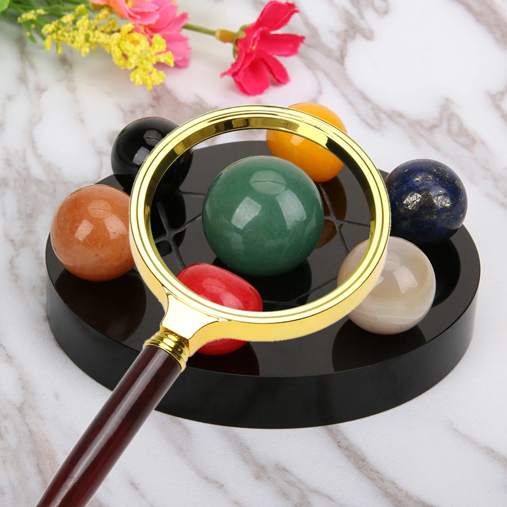 10X Magnifying Glass 60mm Portable Handheld Magnifer For Jewelry 