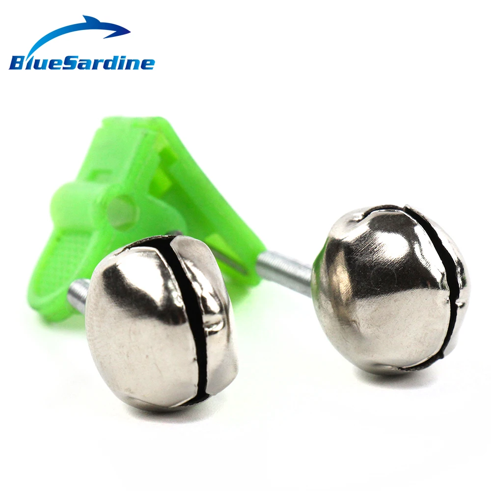 BlueSardine 20PCS Rod Bells Ring Fishing Sea Bell Fish Accessory Alarm ...