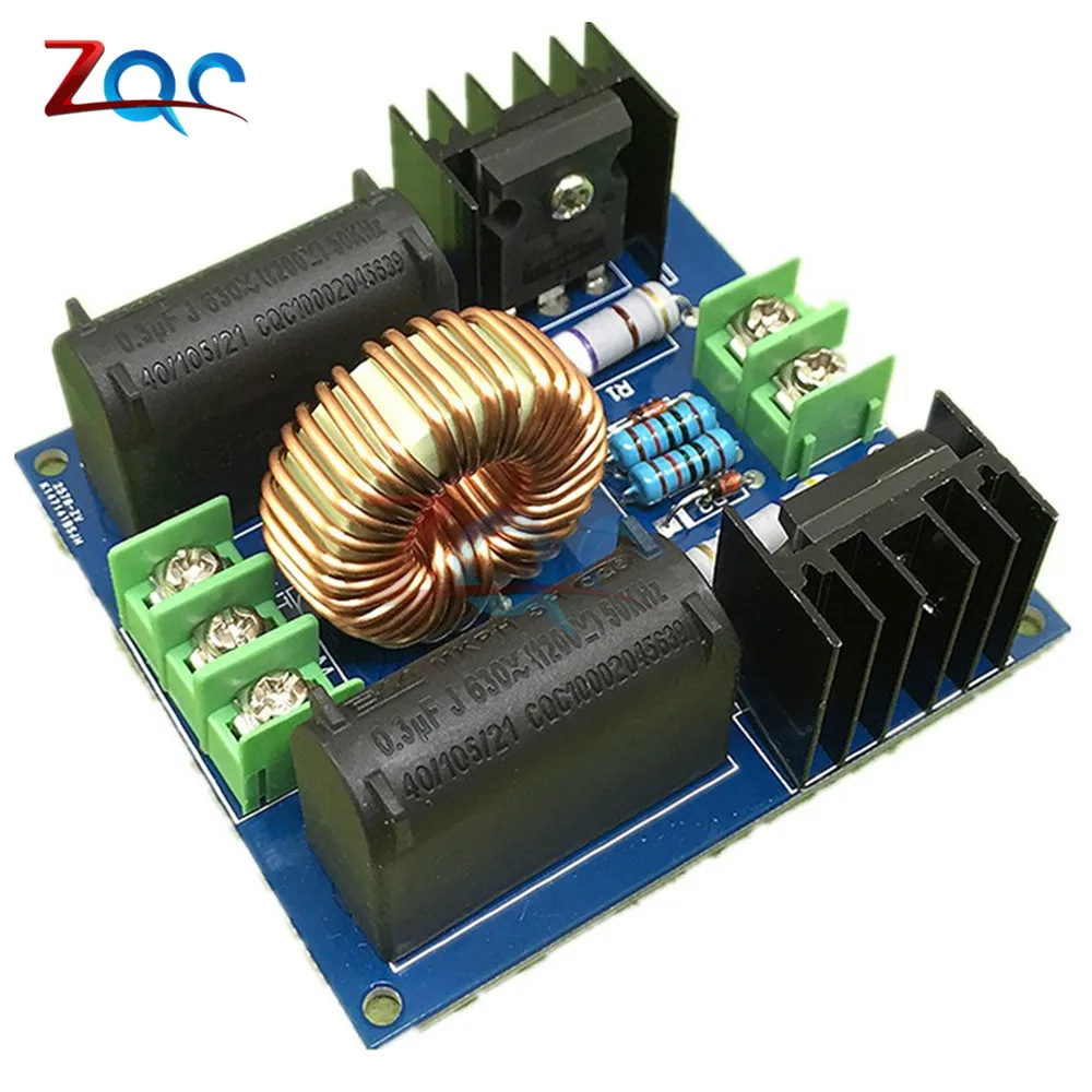 Dc 12-30v 30-50khz Zvs Induction Heating Driver Board High Voltage ...