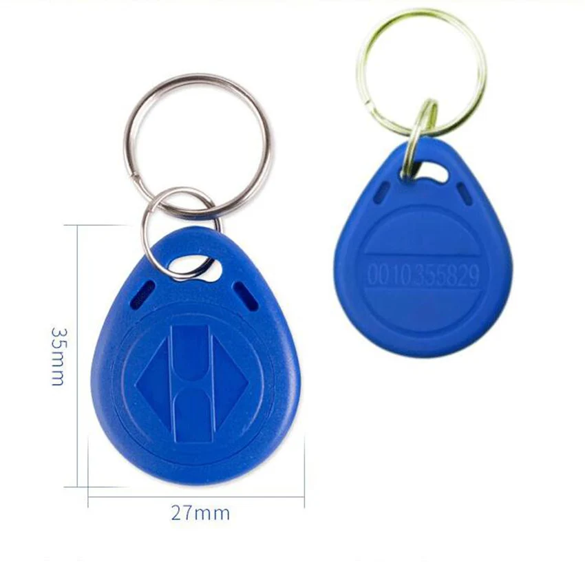 5 Pcs/lot Blue No.2 Keyfob Access Control Cards Blank Card Chip Card ...