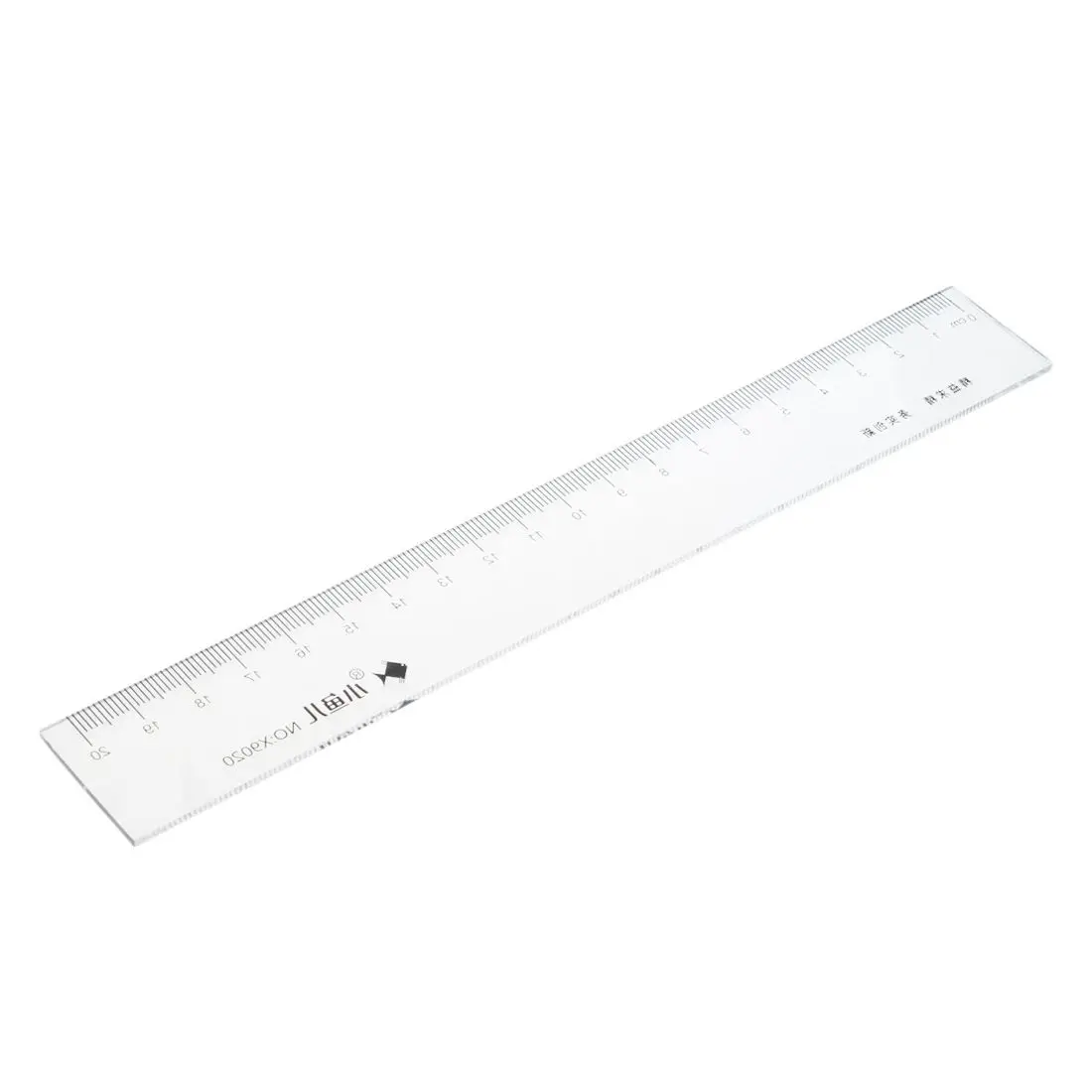 20cm 7.8 Inch Length Measure Clear Plastic Straight Edge Ruler 2 Pcs-in ...