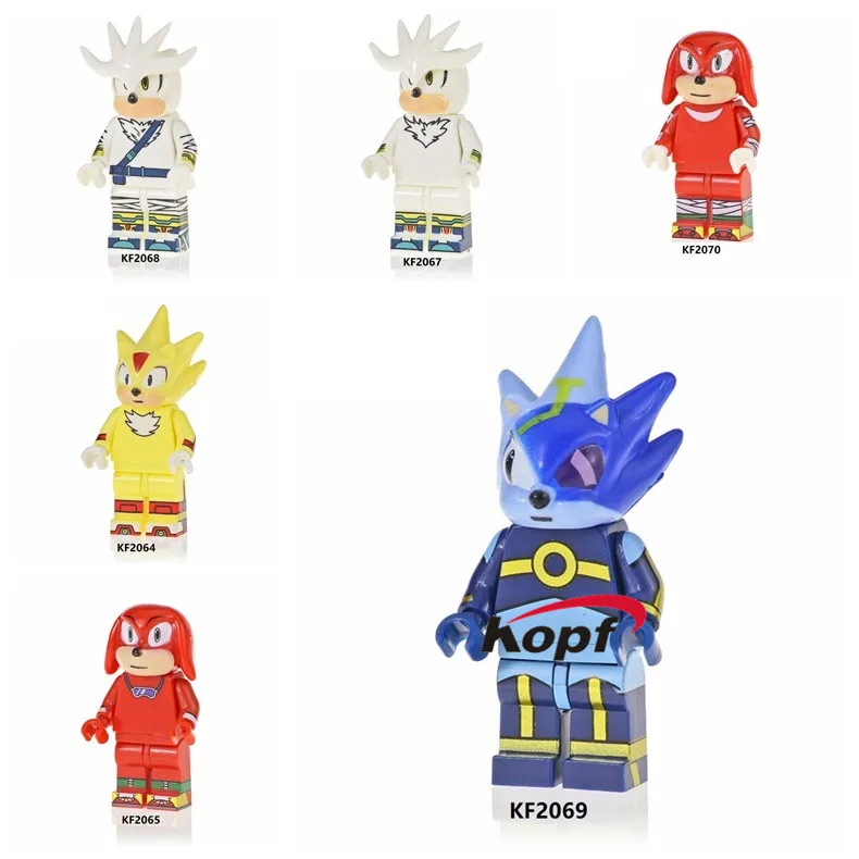 Anime Action Figures Sonic The Hedgehog Figure Super Sonic Knuckles ...