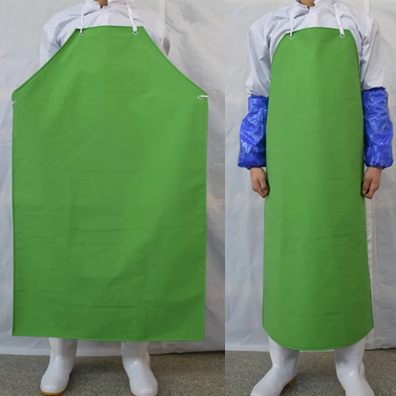 PVC Apron Waterproof Anti oil Pollution Aprons Men Women Waiter ...