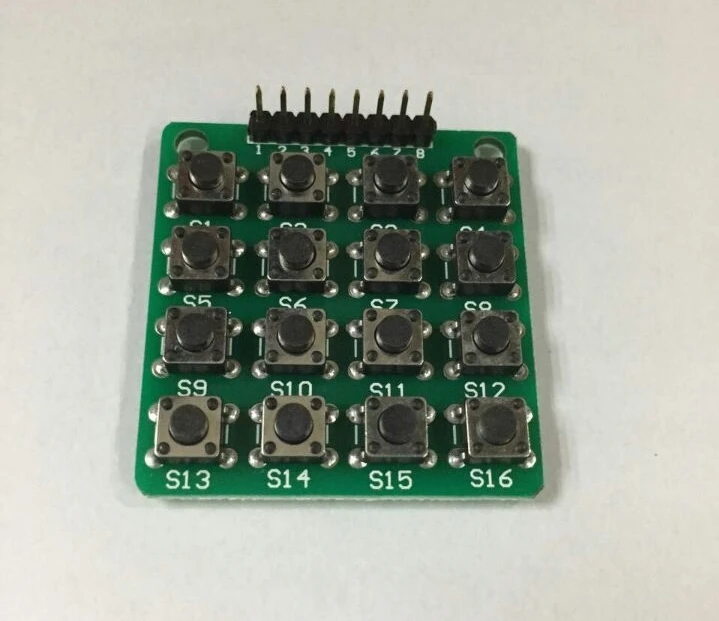 Dip 4x4 Mcu Matrix Keyboard 16key Scm Extended Keyboard Module 5pcslot In Switches From Lights