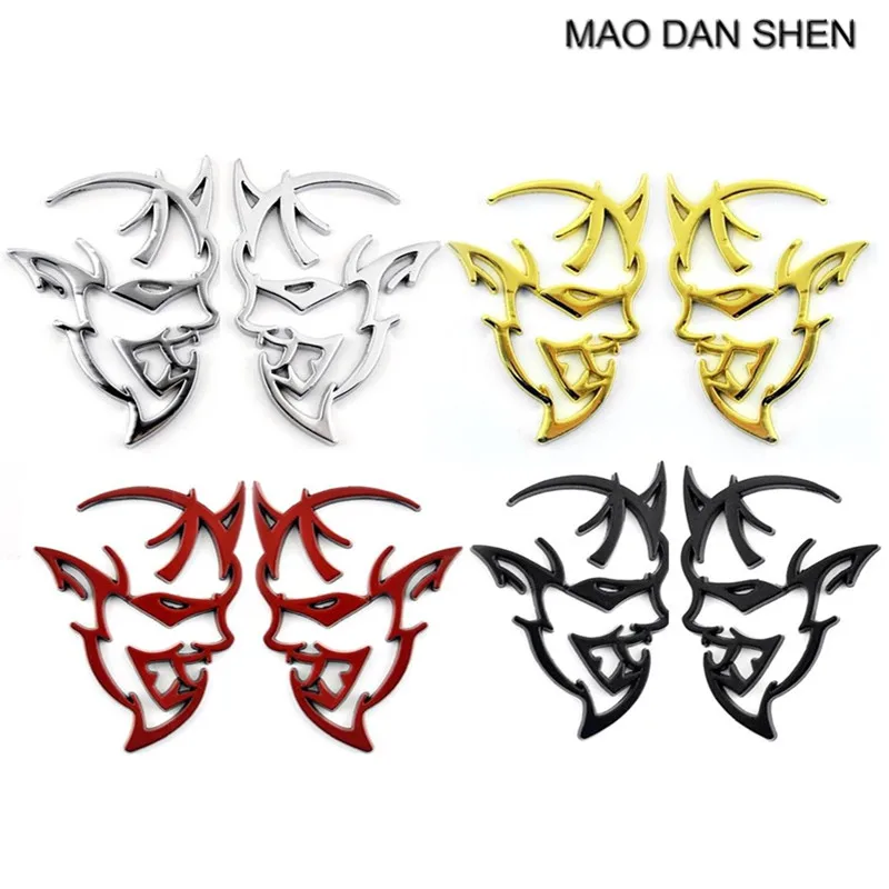 1 Sets demonio Hellcat emblema car Fender side badge sticker FIT para ...