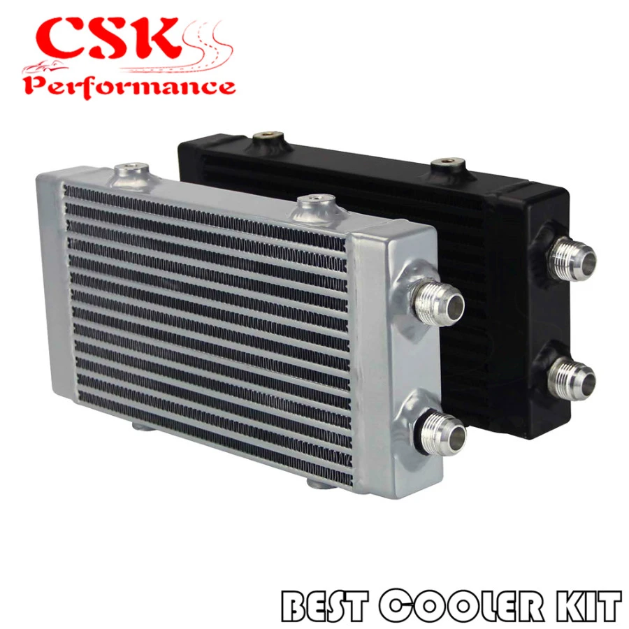 Universal Dual Pass / Single Cross Flow Bar & Plate Oil Cooler - Small ...