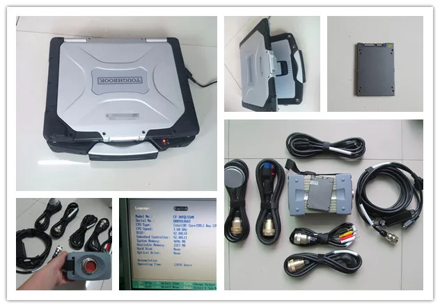 red mb star c3 multiplexer with software super ssd with 7cables laptop ...