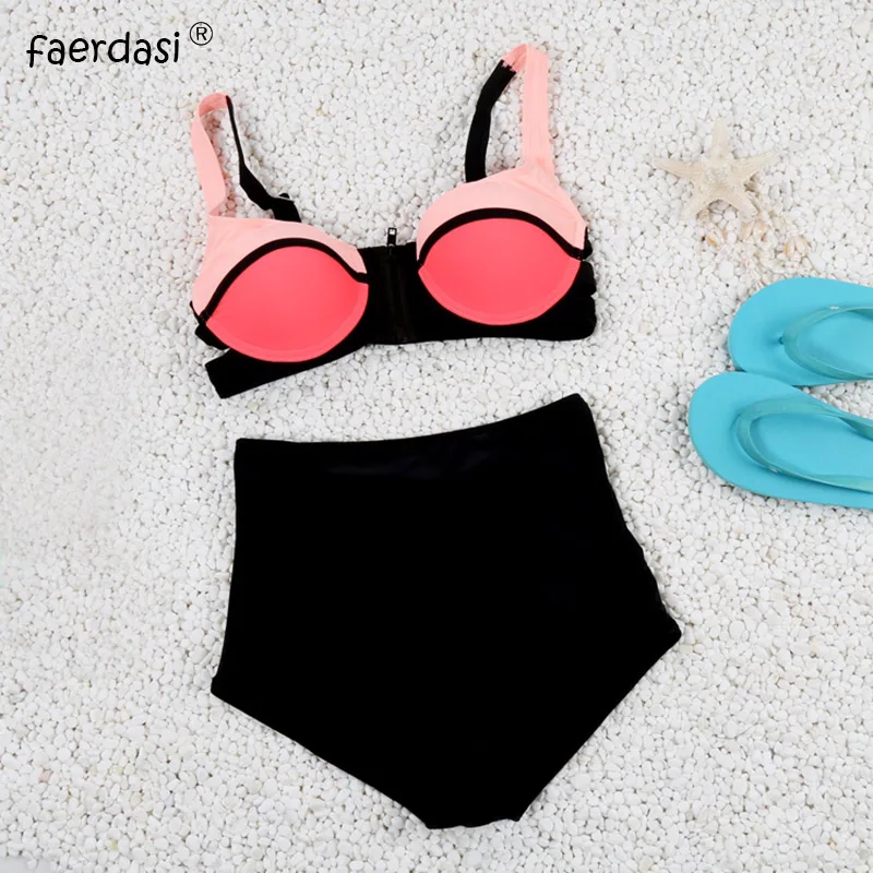 Faerdasi 2017 Swimwear Women Bikini Set Push Up Biquini Padded