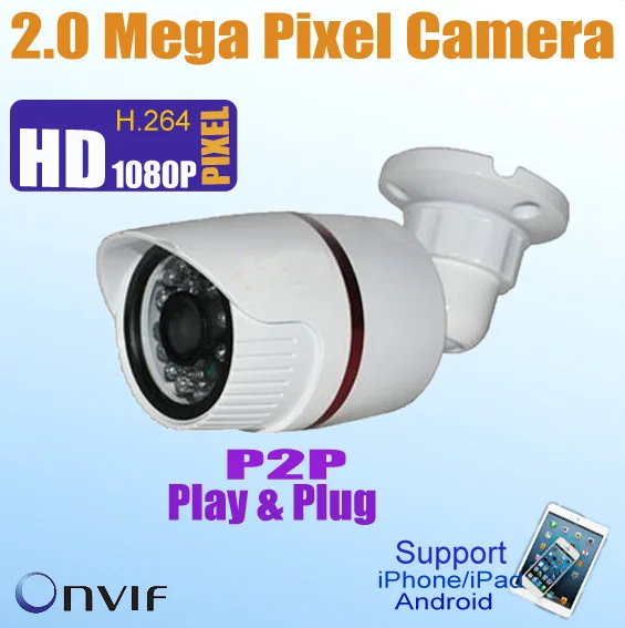 FREE ShIPPING 2MP Megapixel 1080P@25fps IPC IP Camera P2P Mini Indoor ...