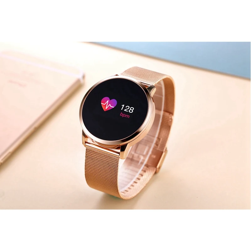Big Discount Newwear Q8 Smart Watch OLED Color Screen Smart Electronics ...