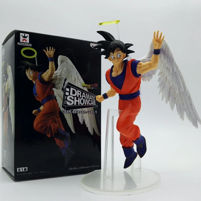 7 "Dragon Ball Z Ángel Goku Halo alas Super Saiyan PVC figura de acción ...