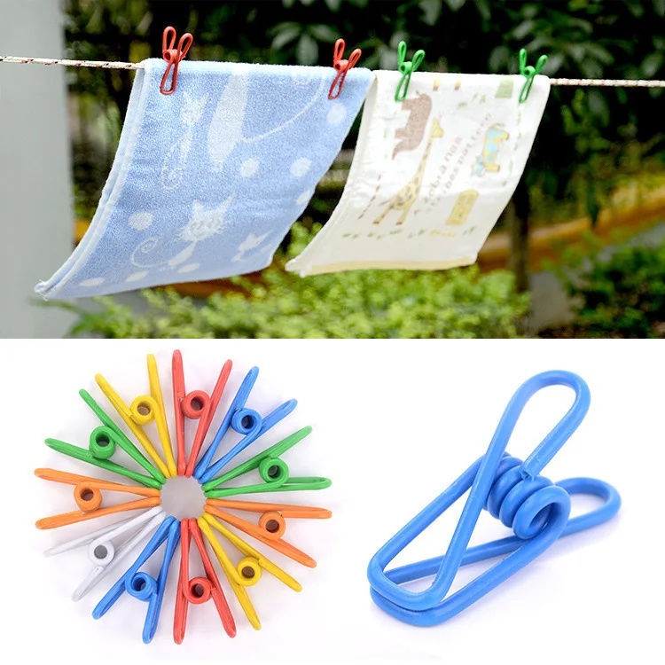 50PCS-Excellent-Quality-Stainless-Steel-Spring-Clothes-Socks-Hanging ...