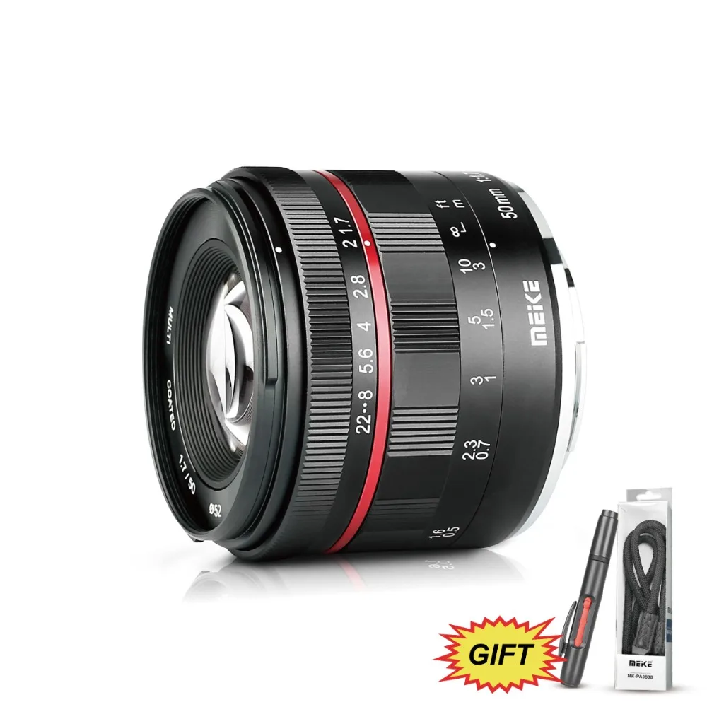 Meike Mk 50mm F1 7 Large Aperture Manual Focus Lens For Sony E Mount