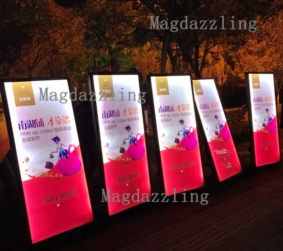 New arrived single faces LED backpack walking billboard with battery ...