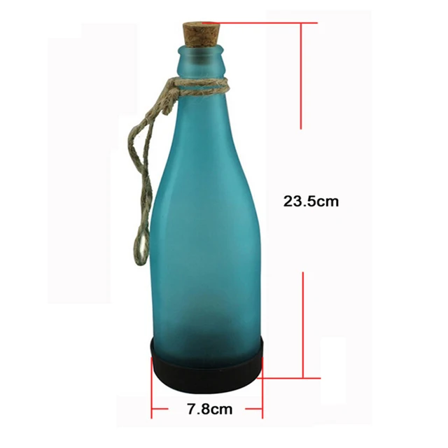Holiday Solar Wine Bottle Lights Solar Powered LED Table Lamp ...