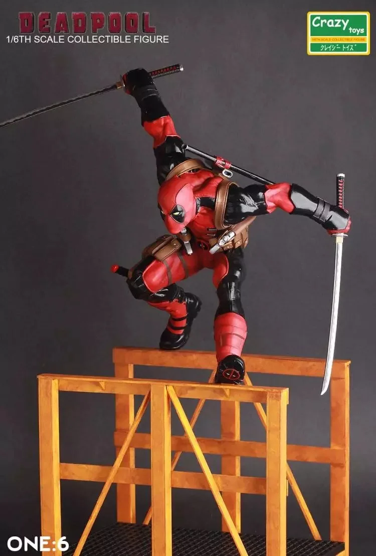 X-Men-Deadpool-Jump-Hurdle-Est-tua-PVC-figura-Collectible-Toy-modelo ...