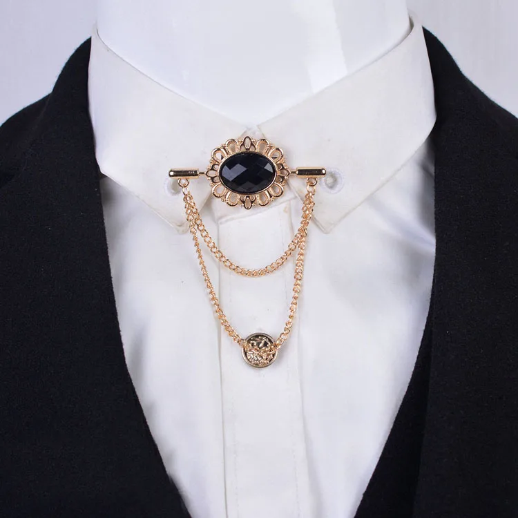 2017 Time limited Real Zinc Alloy Men Broche Brooches For Men's Metal ...