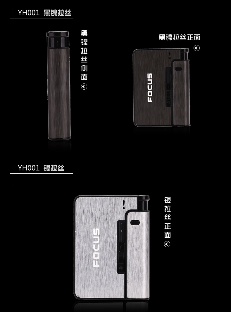 New Premium Automatic aluminium alloy Cigarette Box Dispenser Cigarette ...